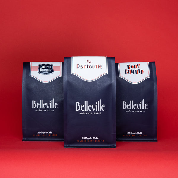 Sélection Découverte Espresso ( 3 X 250g ) – Belleville Brûlerie - Paris